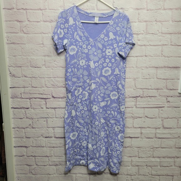 fresh produce | Dresses | Vtg Fresh Produce Lavender Floral Midi Dress ...